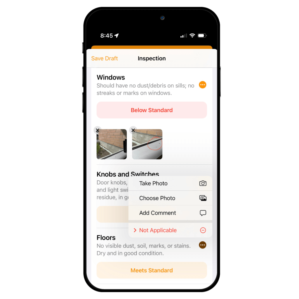Janitorial & Custodial Inspection Software - OrangeQC